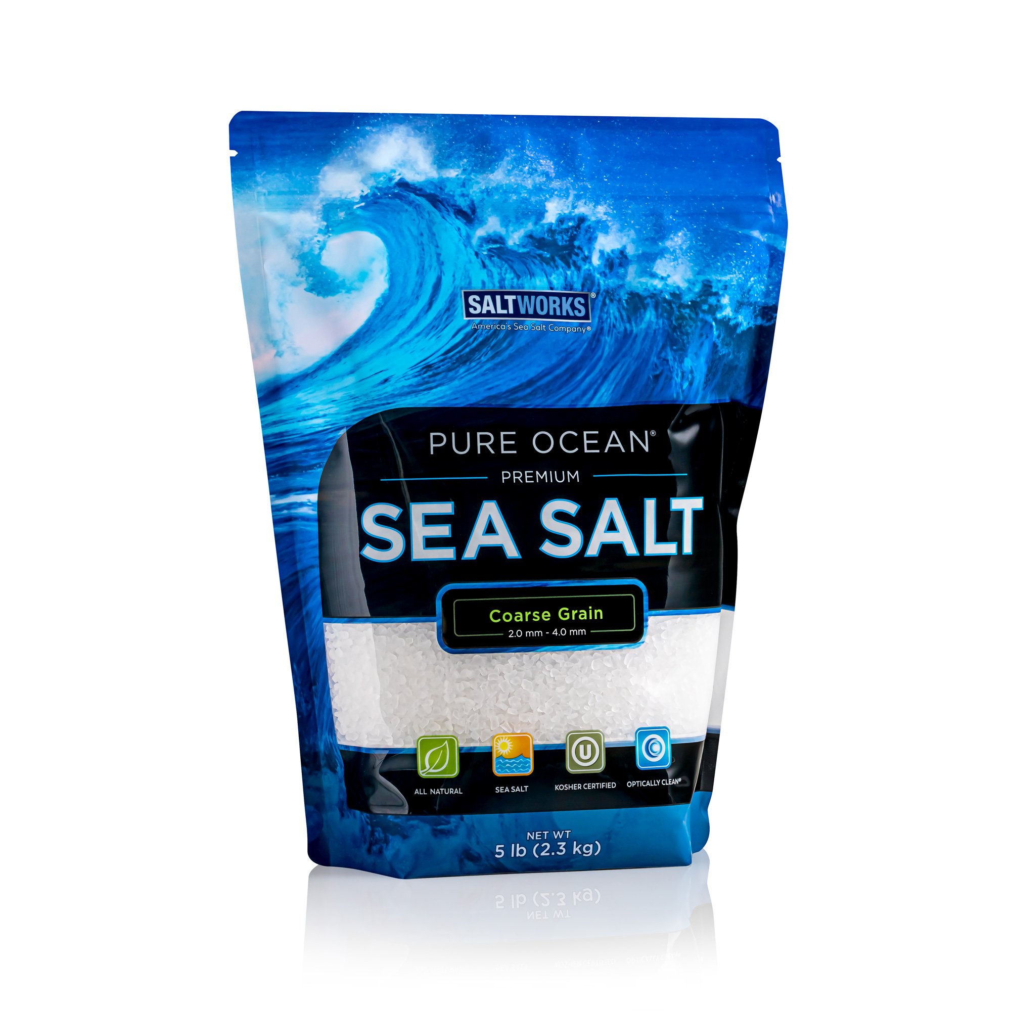 Pure Ocean Bath Salt Bulk (Coarse Grain) - 5 lb Bag | SaltWorks®